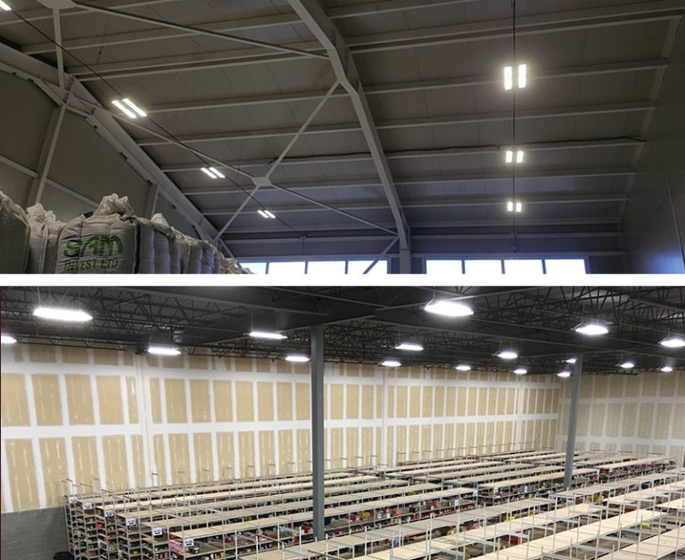 K1 LED Linear High Bay Light, applied in supermarket lighting - HISHINEGR